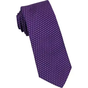 W.R.K W.R.K Neat Silk Neck Tie Purple
