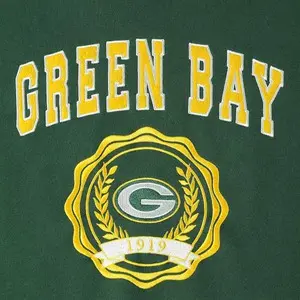 Tommy Hilfiger Bay Packers Becca Drop Shoulder Pullover Hoodie