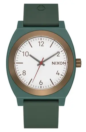 Nixon Nixon Time Teller Strap Watch Sage Leaf
