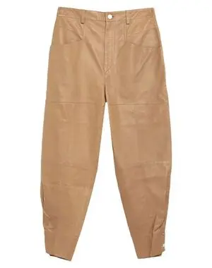 Isabel Marant Lambskin Leather Tapered Pants