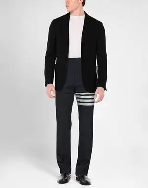 Thom Browne Midnight Wool Tailored Straight Leg Pants