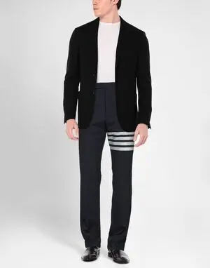 Thom Browne Midnight Wool Tailored Straight Leg Pants