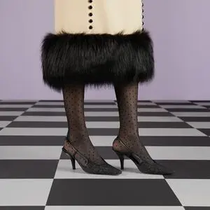Gucci Gg Crystal Slingback Pumps