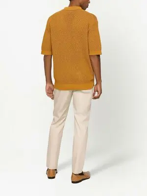 Dolce & Gabbana Logo-tag Tailored Trousers - Neutrals