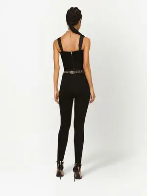 Dolce & Gabbana Draped Tulle Corset Top