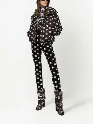 Dolce & Gabbana Dg-logo Jacquard Leggings