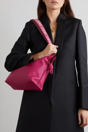 Loewe Flamenco Medium Leather Clutch