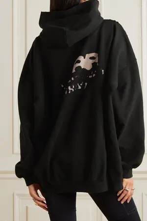 Balenciaga Oversized Printed Hoodie