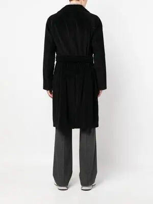 HEVO Belted Ribbed Coat