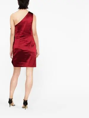 P.a.r.o.s.h Gathered One-shoulder Minidress