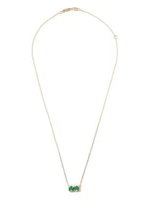 SUZANNE KALAN 18kt Yellow Gold Emerald Necklace