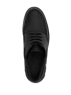 Bally Leather Ridged Derby-shoes
