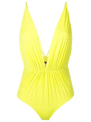 CLUBE BOSSA Clavert V-neck Swimsuit - Green