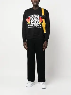 Dsquared2 Graphic-print Long-sleeve Sweatshirt