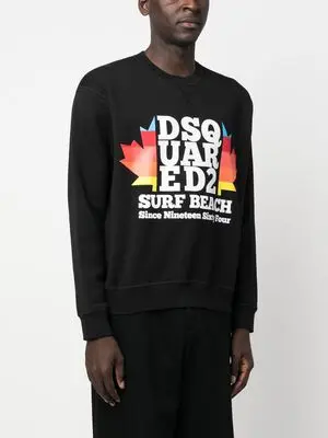 Dsquared2 Graphic-print Long-sleeve Sweatshirt