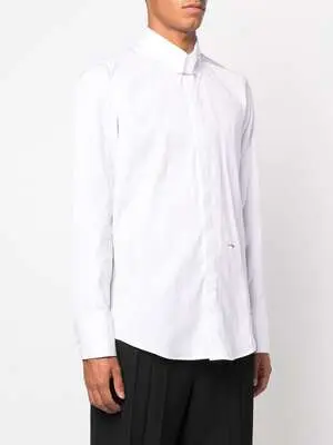 Dsquared2 Logo-detail Pin-collar Shirt - White