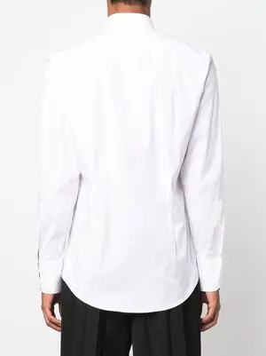 Dsquared2 Logo-detail Pin-collar Shirt - White