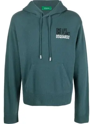 Dsquared2 Embroidered Sweatshirts Hoodies For Men