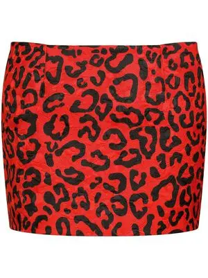 Dolce & Gabbana Leopard-print Mini Skirt