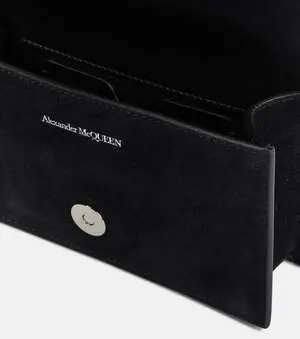 Alexander McQueen Jewelled Satchel Embellished Shoulder Bag - Silver