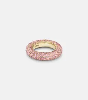 OCTAVIA ELIZABETH 18kt Gold Ring With Sapphires - Multicoloured