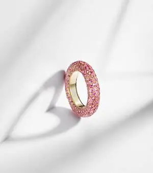 OCTAVIA ELIZABETH 18kt Gold Ring With Sapphires