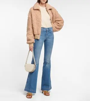 Stella McCartney Logo Mid-rise Flared Jeans