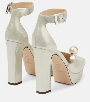 JIMMY CHOO Socorie Suede Platform Sandals