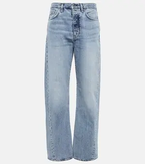 TOTEME High-rise Straight Jeans - Blue
