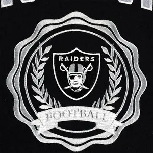 Tommy Hilfiger Las Vegas Raiders Becca Drop Shoulder Pullover Hoodie