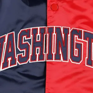 STARTER Red Washington Wizards Fast Break Satin Full-snap Jacket