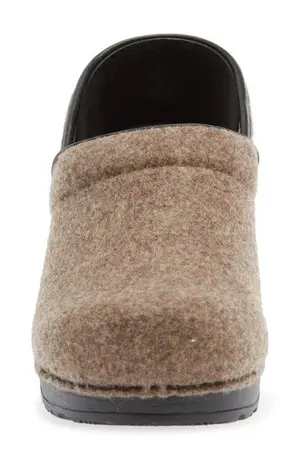 SANITA Ava Wool Clog - Stone
