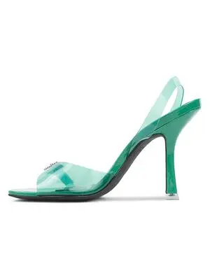 BLACK SUEDE STUDIO Porsha Slingback Sandal