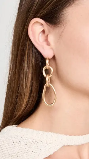 Cult Gaia Reyes Earrings - Brushed Brass