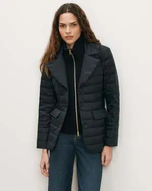 Veronica Beard Turtleneck Dickey - Navy