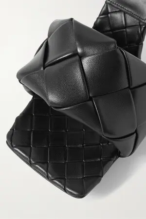 Bottega Veneta Lido Intrecciato Leather Mules