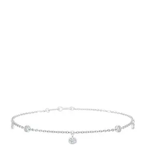 DE BEERS JEWELLERS White Gold And Diamond My First De Beers Bracelet