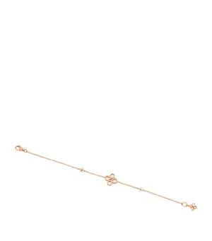 BOODLES And Diamond Be Charm Bracelet - Rose Gold