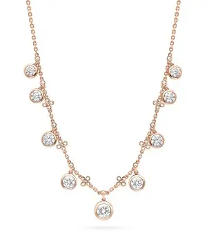 BOODLES Diamond Beach Necklace - Rose Gold