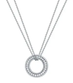 BOODLES White And Diamond Roulette Medium Pendant - Gold