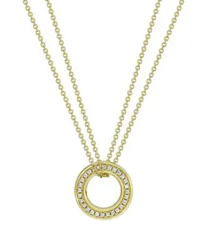BOODLES Roulette Diamond Pendant Necklace - Gold