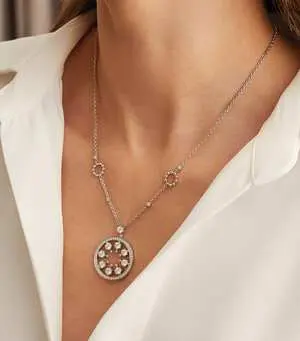 BOODLES White And Diamond Circus Pendant Necklace