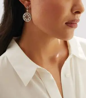 BOODLES White And Diamond Circus Earrings
