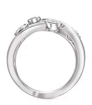 BOODLES Platinum Raindance Ring With Diamonds
