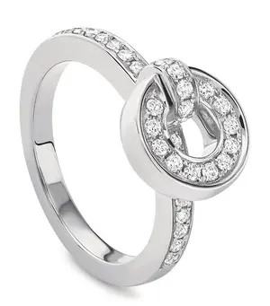 BOODLES White And Diamond Roulette Flip Ring - Gold