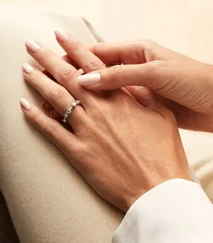 BOODLES Platinum And Diamond Waterfall Ring