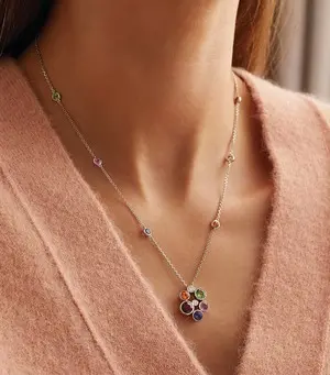BOODLES Raindance Rainbow Pendant - White
