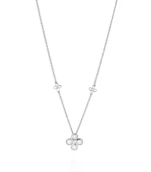 BOODLES Gold And Diamond Pendant Necklace - White