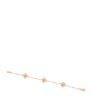 BOODLES And Diamond Be Multi Charm Bracelet - Rose Gold