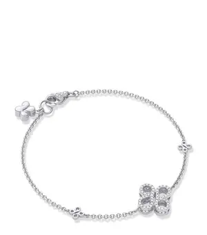 BOODLES Diamond And Gold Charm Bracelet - White